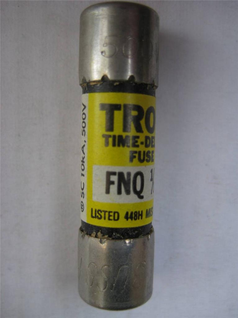 1X BUSSMANN FUSE FNQ FLQ 3-1/2, 4, 5, 7, 8, 15, 25, or 30 Amp 500 VAC ...
