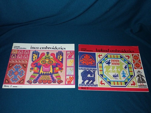2x A Journey Through Embroidery Books, Lapland Embroideries & Inca ...