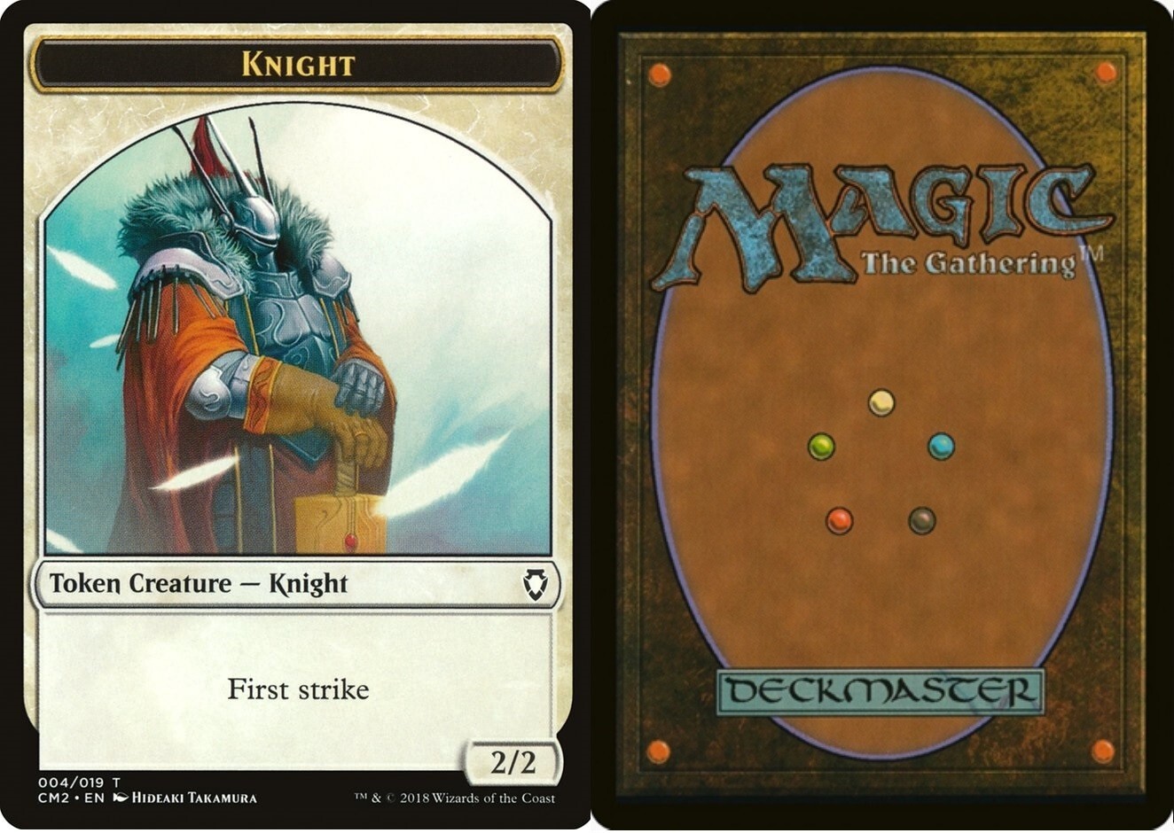50 Token Cards - KNIGHT Tokens - Commander Anthology Vol 2 - Magic MTG ...