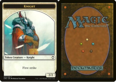 50 Token Cards - KNIGHT Tokens - Commander Anthology Vol 2 - Magic MTG ...
