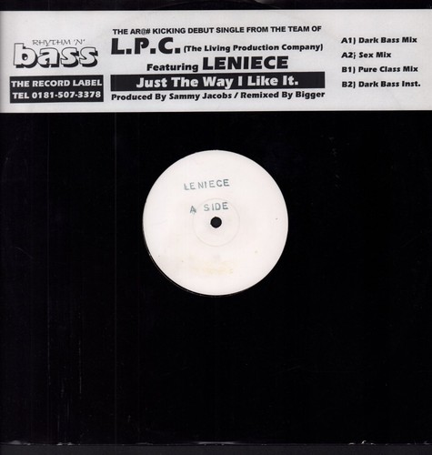 L.p.c. Featuring Leniece Just the Way I Like It 12" vinyl UK Rhythm 'n ...