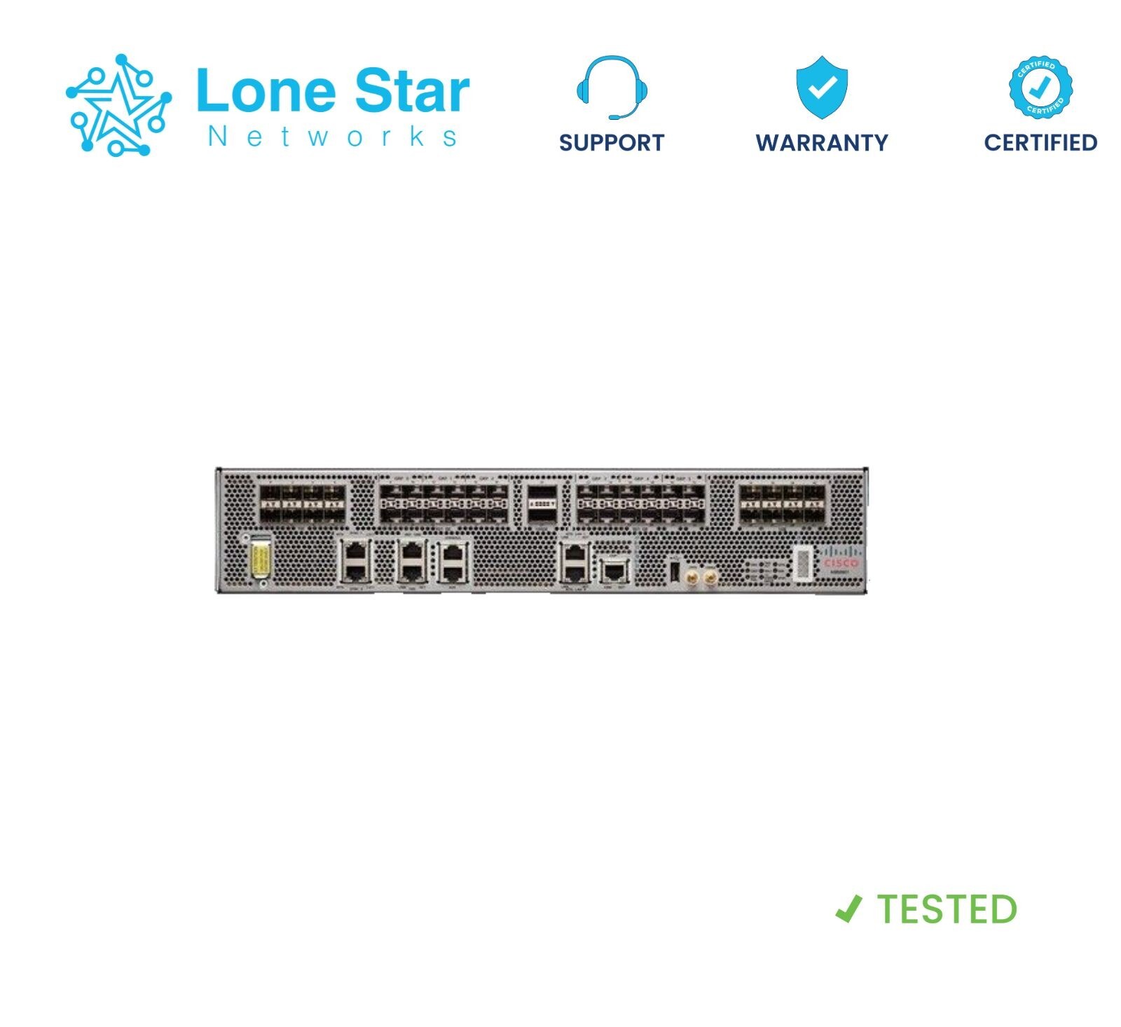 Cisco ASR-9901-120G Router 16x1G 24x1/10G 2x100G ports Dual AC Power | eBay