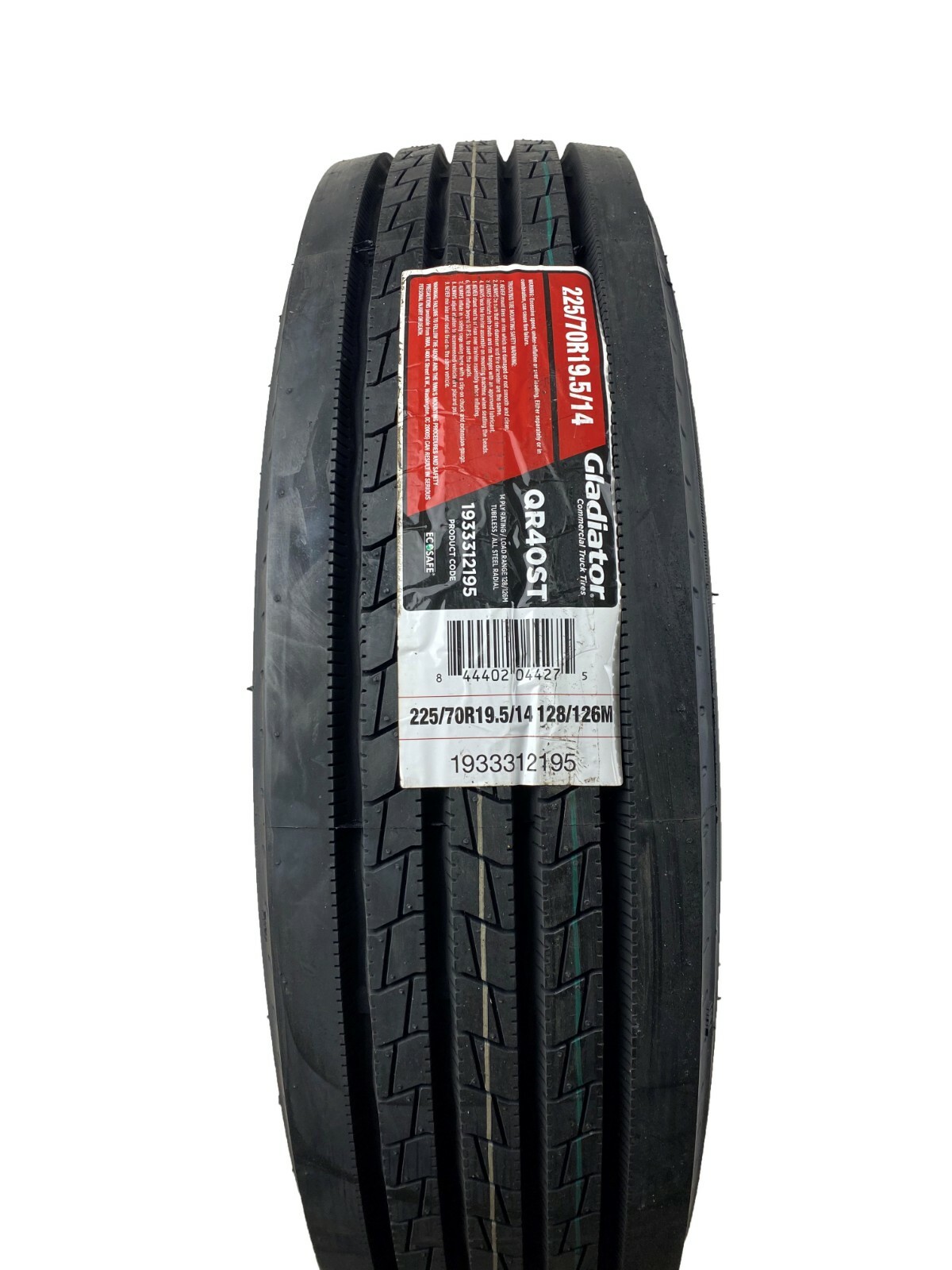 2 (Two) New Gladiator QR40-ST 225/70R19.5 Load G 14 Ply Steer ...