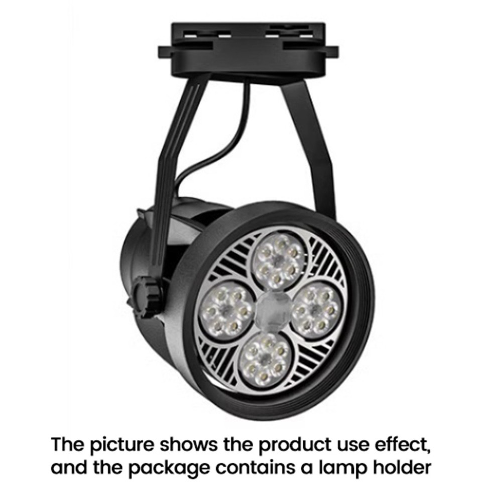 Lamp Bases Track Light Bracket Adjustable E27 PAR30 Spotlight Track ...