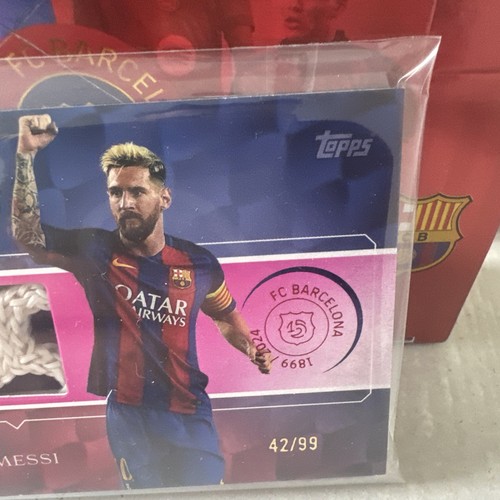 Messi - /99 Net Relic - Topps FC Barcelona 125 Years Old - 2025 🔥🔥 GOAT ...