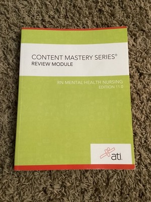 ATI Nursing NCLEX Series Book - RN Mental Health Nursing | eBay