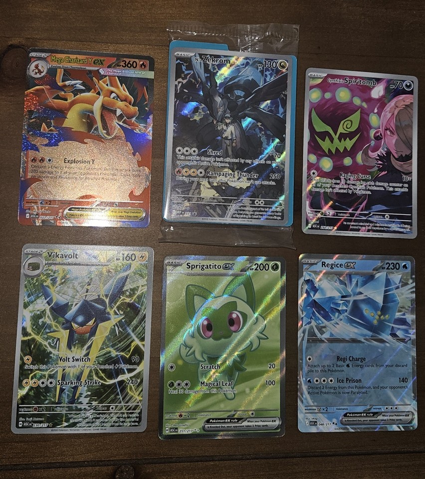 Asc. Heroes-N's Zekrom, Mega Charizard Y, Spiritomb, Vikavolt ...