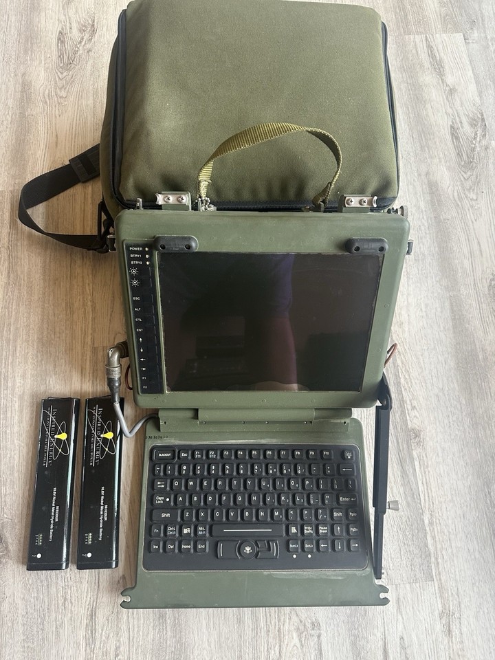 US Military Miltope VCU-1600 Rugged Laptop M31 MORTAR BALLISTIC ...