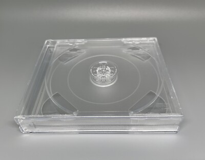 2 NEW 23MM TRIPLE CD (3 CD) JEWEL CASE WITH CLEAR TRAY, GF3 | eBay