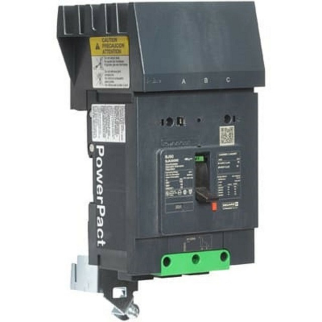 BGA34125Y Square D PowerPact 125 Amp 480 Volt 3p I Line Circuit Breaker ...