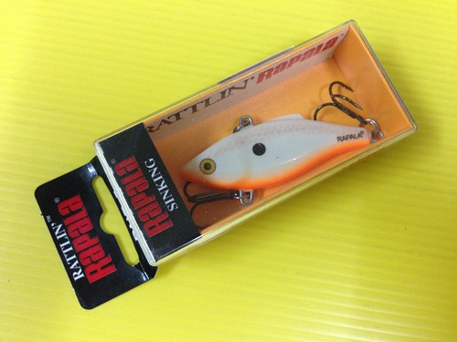 Rapala Rattlin' Rap RNR-5 BN, Bone Orange Belly Color Sinking Fishing ...