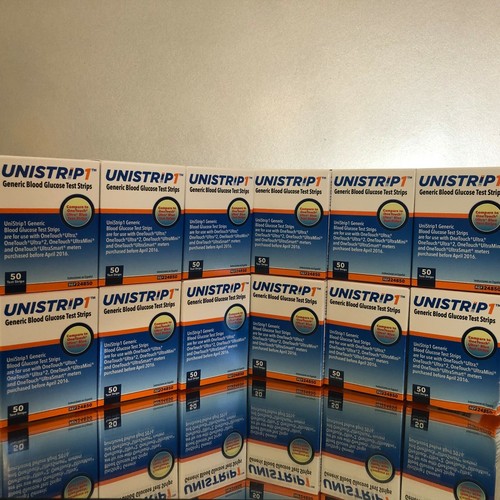 UniStrip Glucose Test Strips 600 ct - Generic For One Touch Ultra. EXP ...