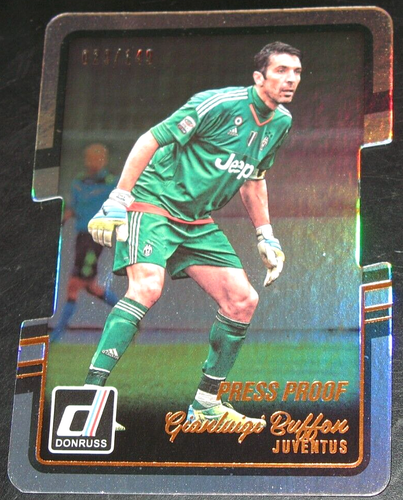 2016-17 Donruss Gianluigi Buffon Press Proof Die-Cut # 029/149 Base ...