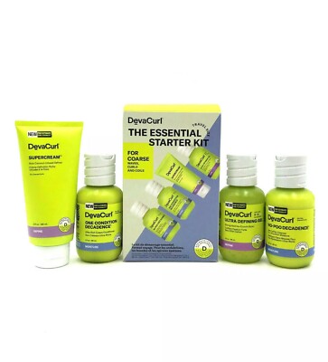 DevaCurl The Essential Starter Kit For Coarse Waves,Curls & Coils | eBay