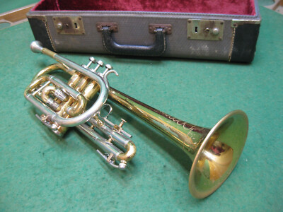 York Super Custom Cornet 1957 - Reconditioned - Case and York Al-Tru MP ...