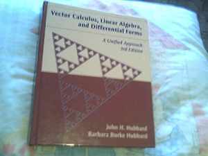 Vector Calculus, Linear Algebra, and - Hardcover, by John H. Hubbard ...