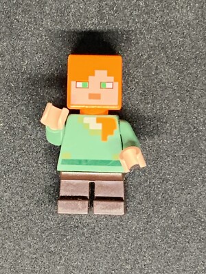Lego Minifigure Minecraft Alex | eBay