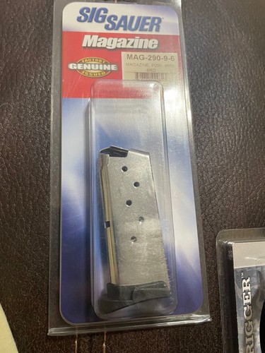 1 Sig Sauer P290 Single Stack 9mm 6 Round OEM Pistol Magazine - MAG-290 ...