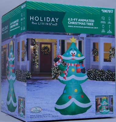 Gemmy 6.5 ft Animated Christmas Tree Airblown Inflatable NIB | eBay
