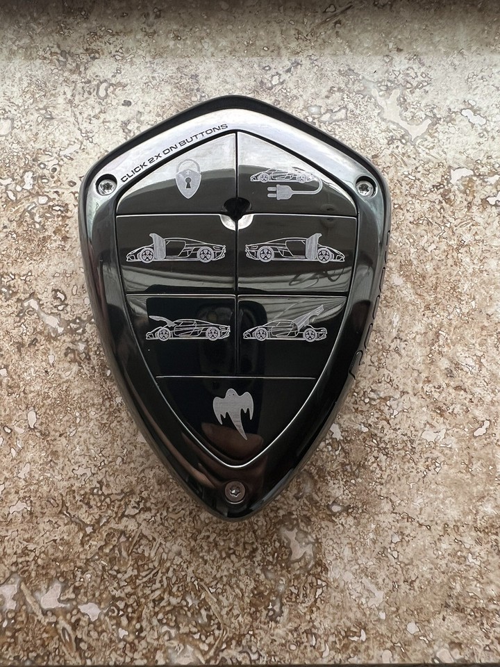 Koenigsegg Regera Shield Smart Key Remote Fob (7-BUTTON)