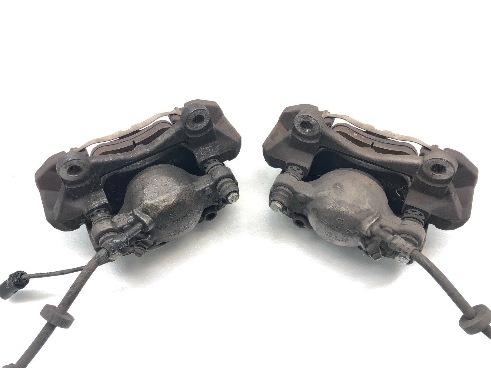 2012-2017 AUDI A6 C7 TDI FRONT BRAKE CALIPERS W/ PADS SET X2 OEM. | eBay