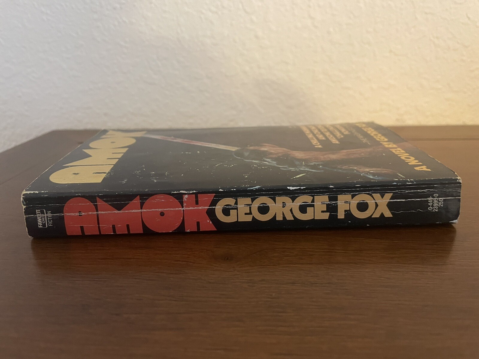 Amok by George Fox 1978 Fawcett Crest Vintage Thriller Paperback ...
