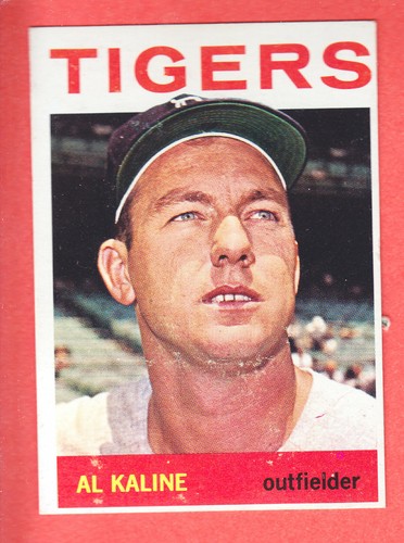 1964 TOPPS BASEBALL AL KALINE WRONGBACK JERRY GROTE ROOKIE BACK | eBay