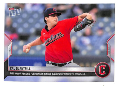 2022 Topps Now #1016 Cal Quantrill Ties MLB Record For Wins card ...