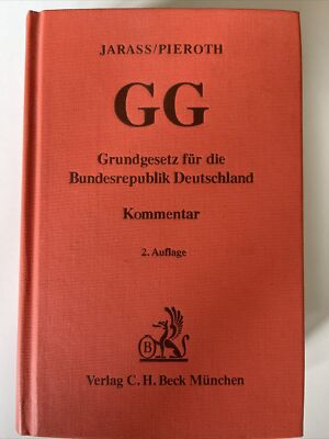 GG Grundgesetz Beck Kommentar Jarass Pieroth 2. Auflage | eBay.de