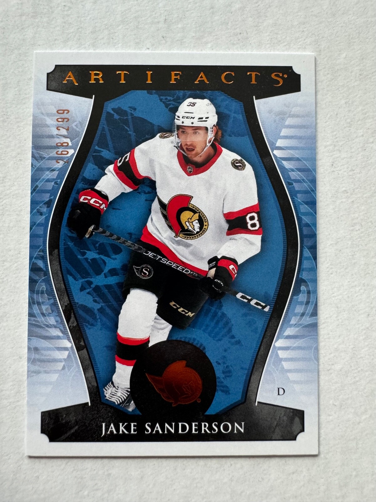 Jake Sanderson 2023 Upper Deck Artifacts #79 Turquoise Price Guide ...