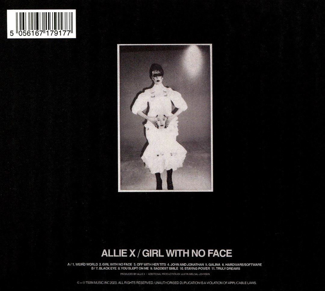 ALLIE X GIRL WITH NO FACE NEW CD 5056167179177| eBay
