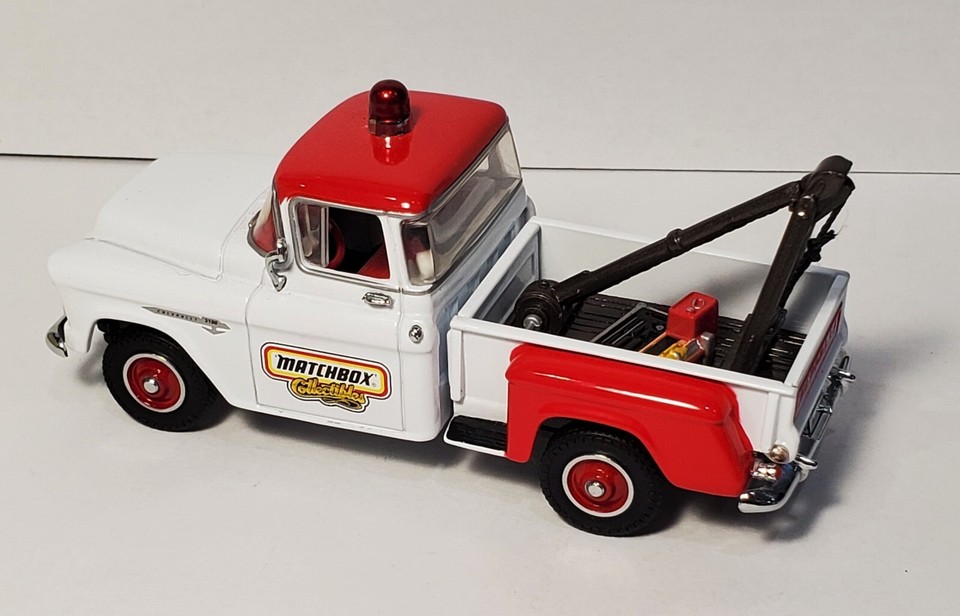 Matchbox 55 1955 Chevy 3100 Tow Truck Mattel Exclusive Chevrolet ...