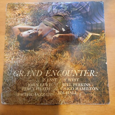 JOHN LEWIS Etc. "Grand Encounter 2° East 3° West" LP PACIFIC JAZZ PJ ...