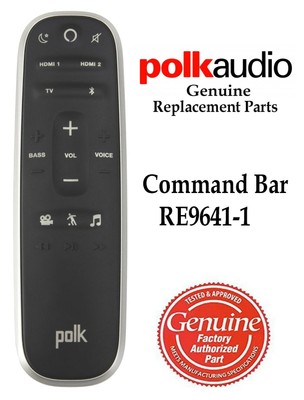 New Genuine Polk Audio RE9641-1 Remote Control fits Soundbar Command ...