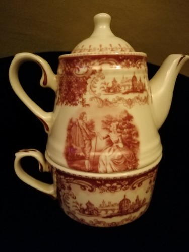Teiera con Tazza Marchio Due Leoni con Corona | eBay