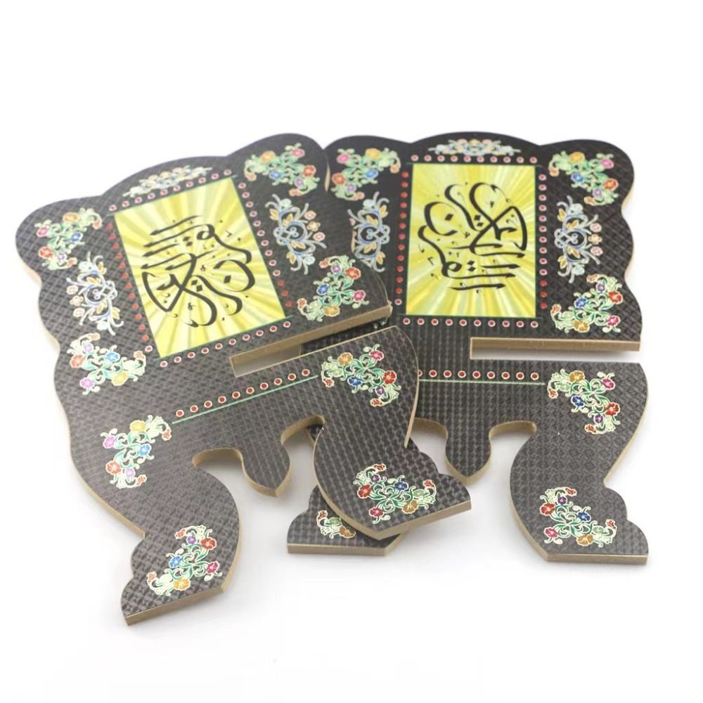 Wooden Holy Book Stand Foldable Bible Display Holder Islam Home ...