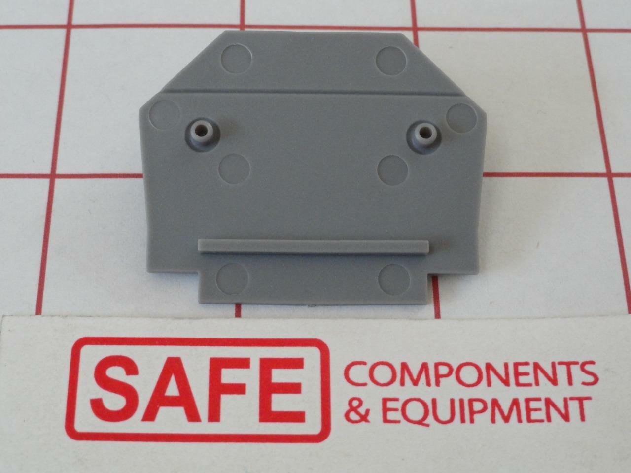 Dinnectors DN-EC1210 End Cover QTY-4 for DN-T12 & DN-T10 DIN Rail Hdwr ...