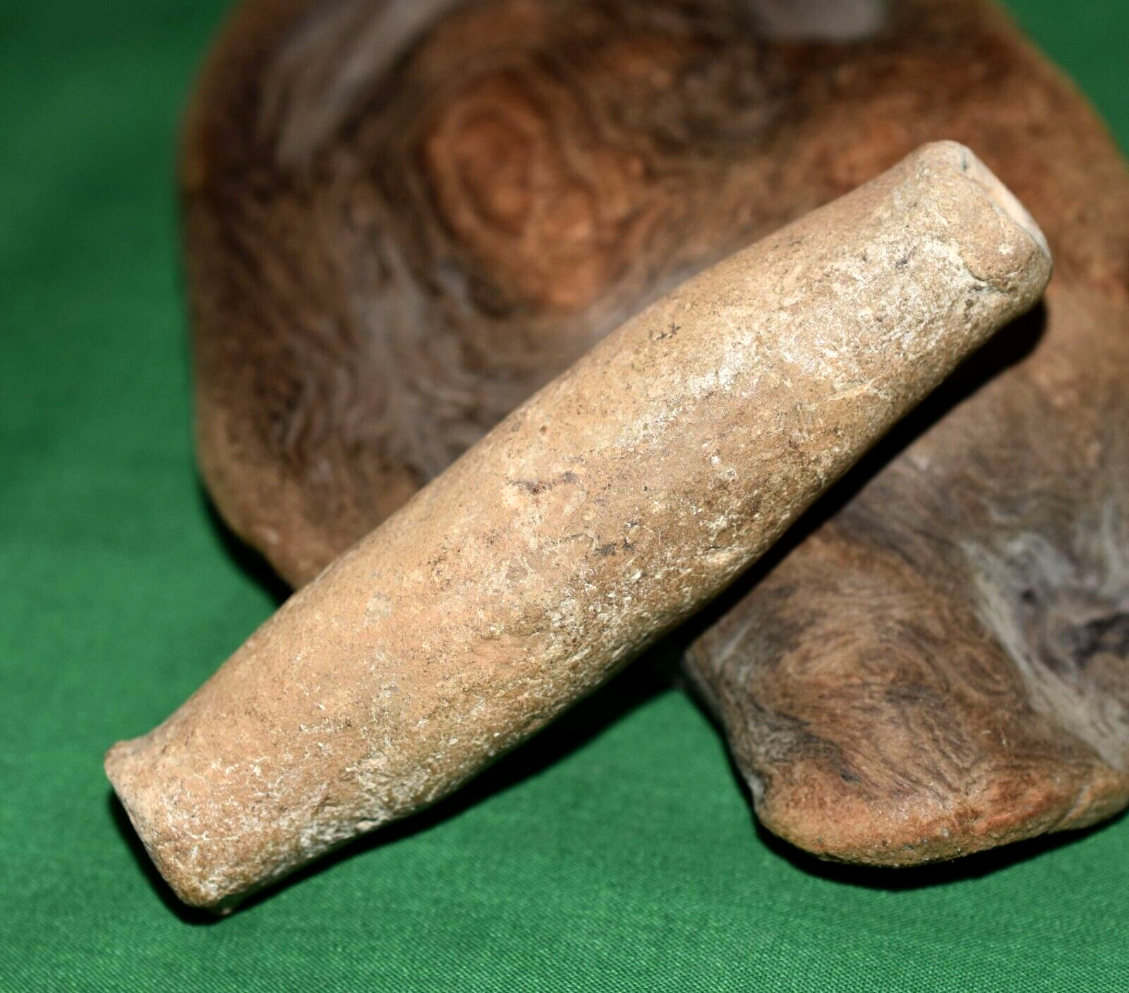 BIG Ancient African Djenne Terracotta Clay Trade Bead Excavated Mali ...