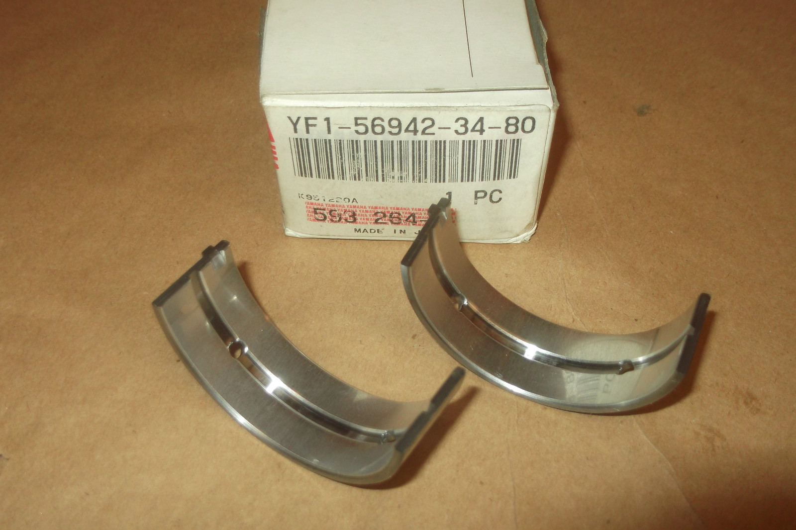 YAMAHA EDL6500 EDL6500S GENERATOR GENUINE MAIN BEARING SHELLS # YF1 ...