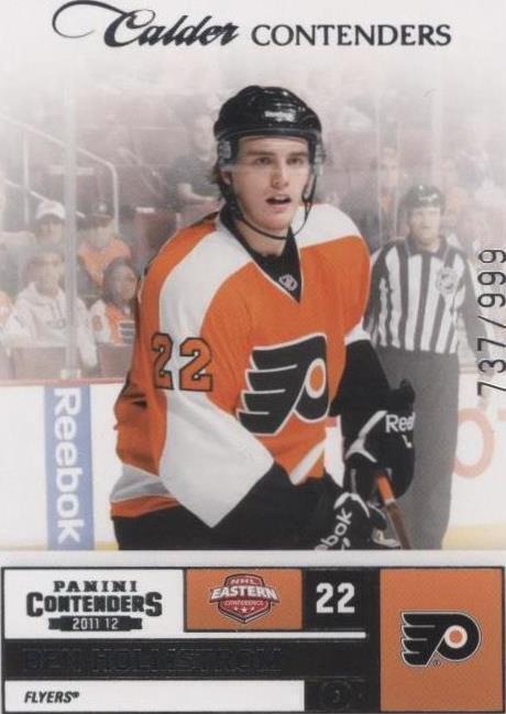 2011-12 Panini Playoff Contenders - Calder Contenders Ben Holmstrom ...