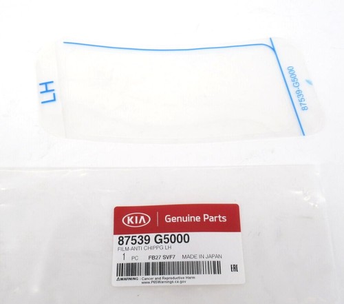 Genuine OEM Kia 87539 G5000 Driver LH Anti Chip Stone Guard Film 2017 ...