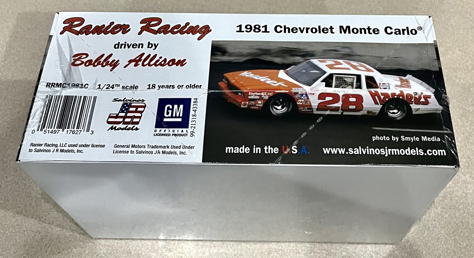 🏁 Salvinos Jr Models 1/24 Rainier Racing Bobby Allison Chevy Monte Carlo 🏁 | eBay