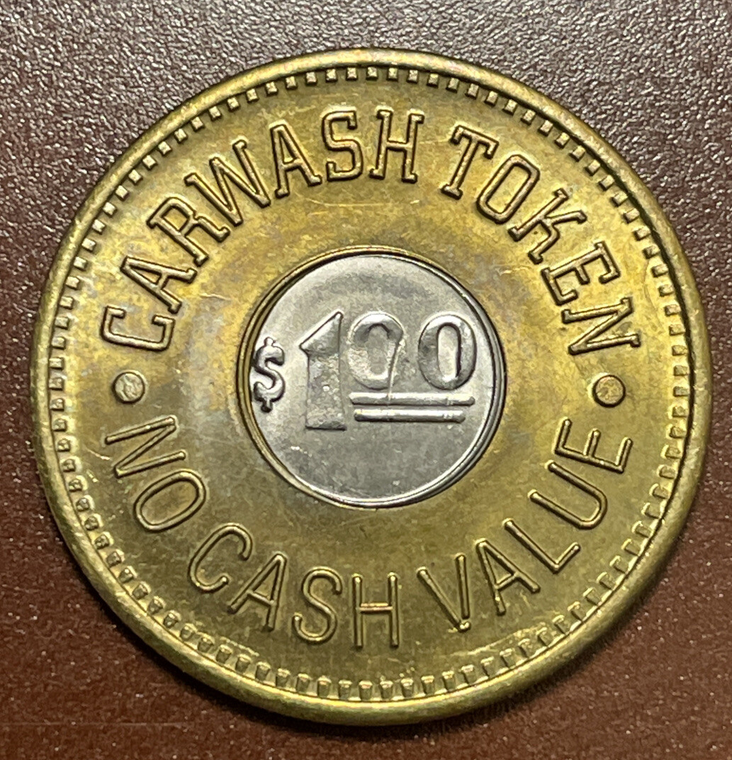 Brown Bear Car Wash Token - $1.00 Bimetallic Token (T2) | eBay