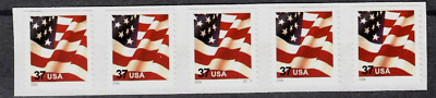 USA PNC SC# 3632Cd FLAG 37c. S.A.SPACE NH PL# S1111 MOTTLED TAG -HI ...