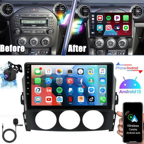 For Mazda Miata Mx-5 Mx5 Android 13 Car Stereo Radio Carplay GPS Navi ...