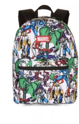 Marvel Comics Avengers Comic Print 16" Backpack Book Bag Tote 2019 | eBay