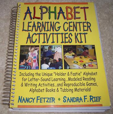Alphabet Learning Center Activities Kit Nancy Fetzer and Sandra Rief pb ...