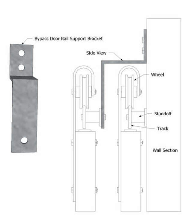 Acorn Manufacturing BHRBI Bypass Z Bracket for Bypass Track Setup ...
