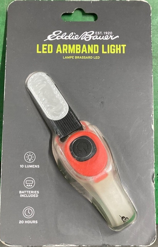 Eddie Bauer LED ArmBand Light/reflective.Safety Walking Running NEW | eBay