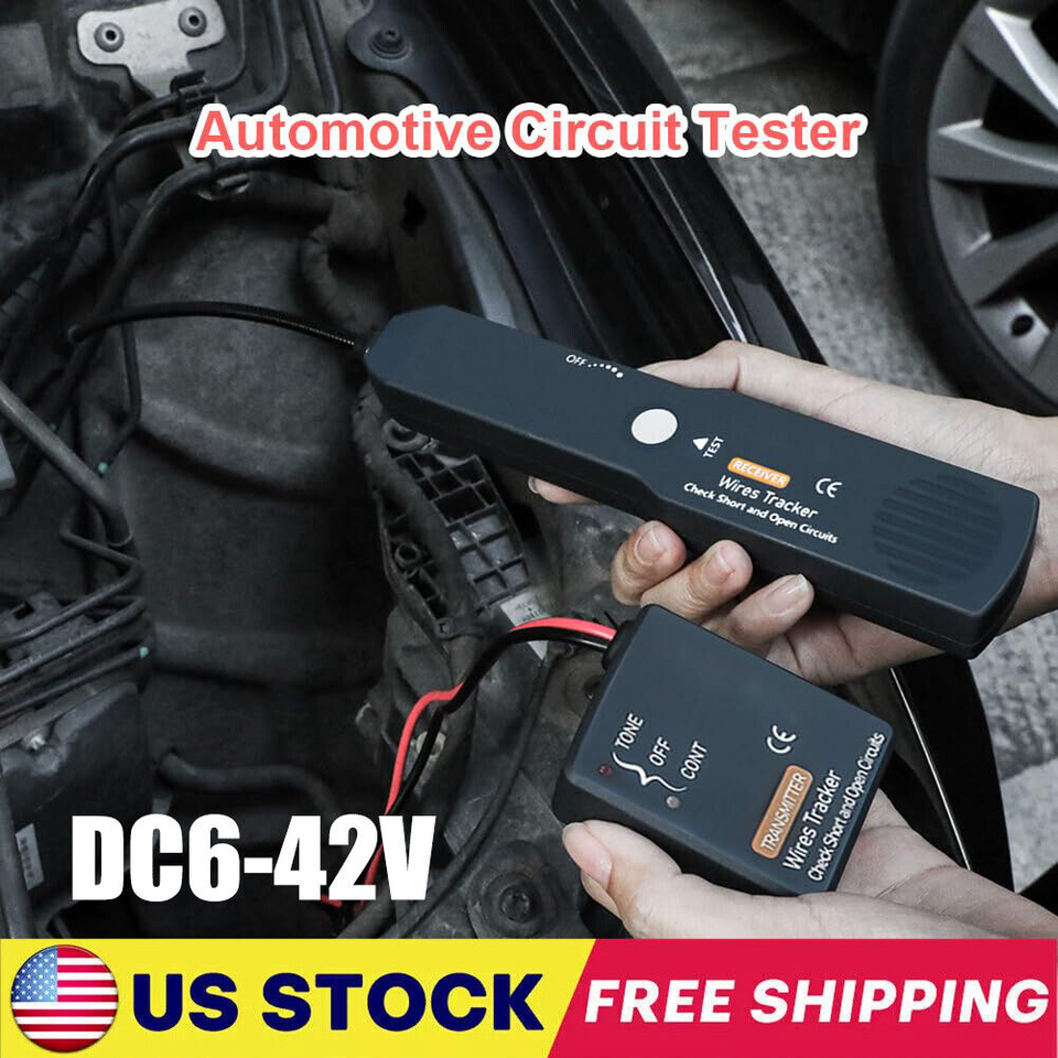 Auto Cable Short Circuit Breakpoint Tester Car Broken Wire Detect 6~42V ...